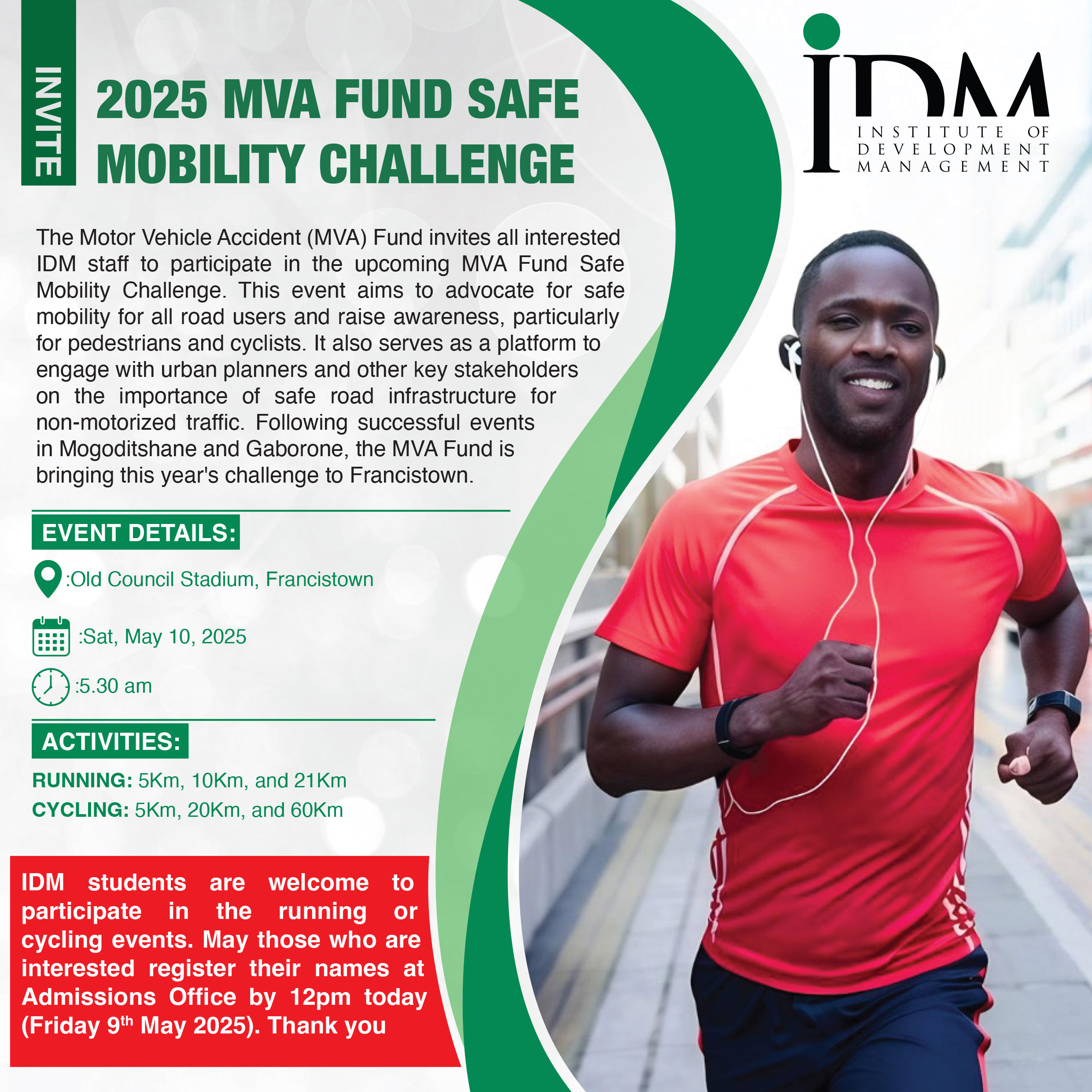 .: FRANCISTOWN MVA Fund Safe Mobility Challenge